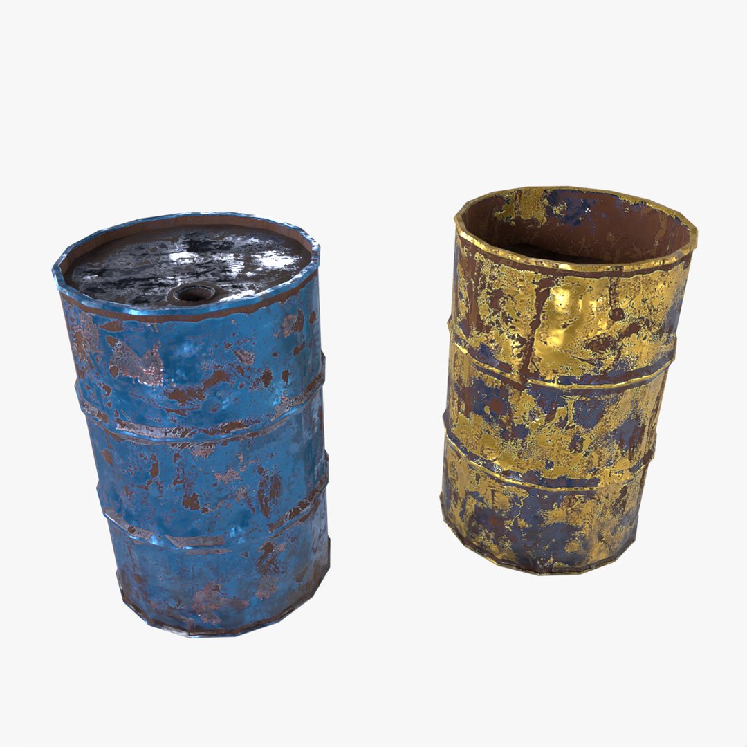 Homeless Barrel 3D - TurboSquid 1850045