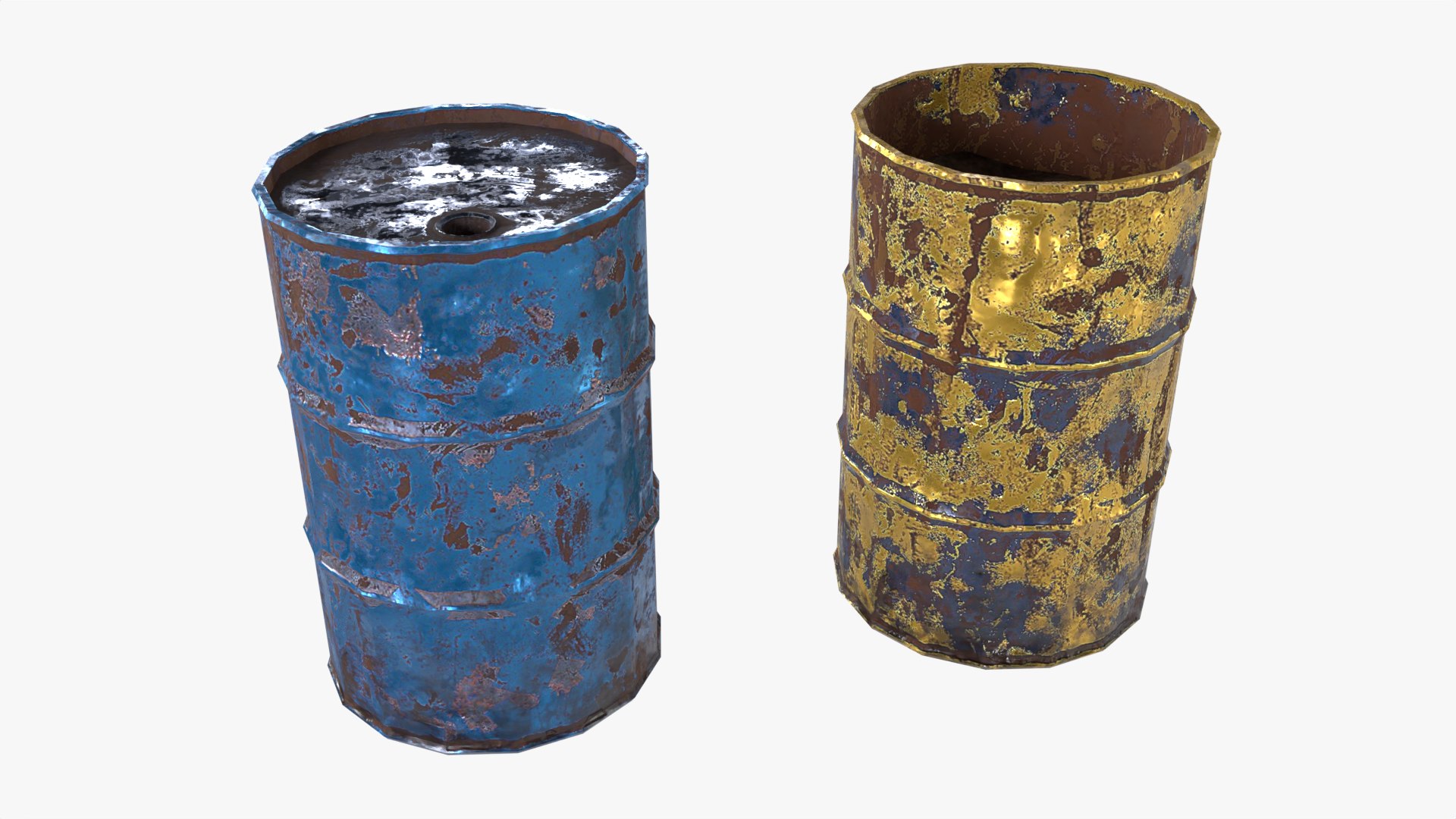 Homeless Barrel 3D - TurboSquid 1850045