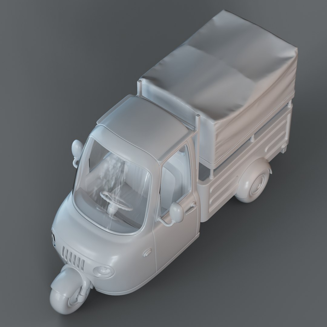 Cartoon Three Wheeler 3D model - TurboSquid 1914084