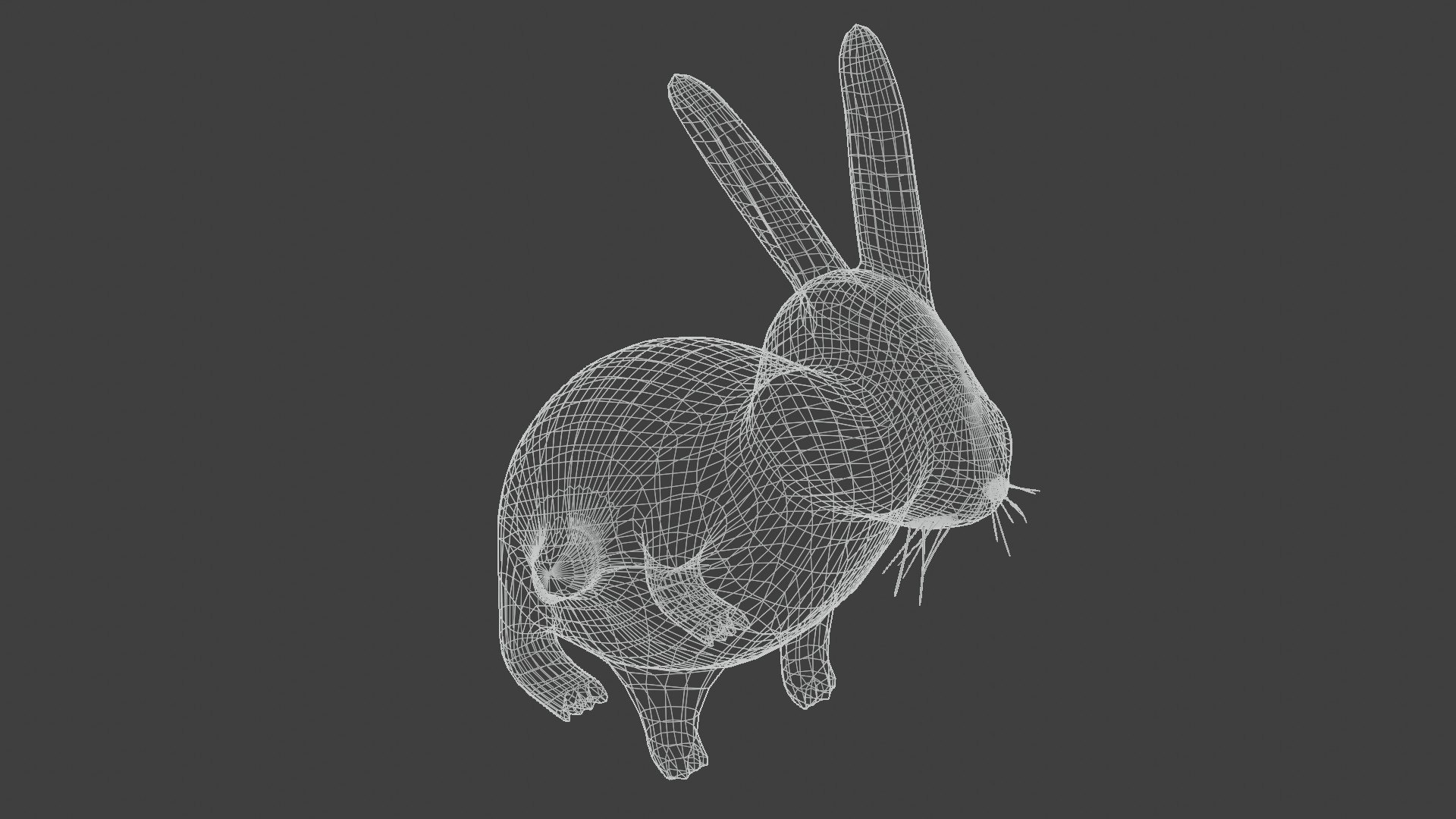 Rabbit OBJ 3D model - TurboSquid 2163319
