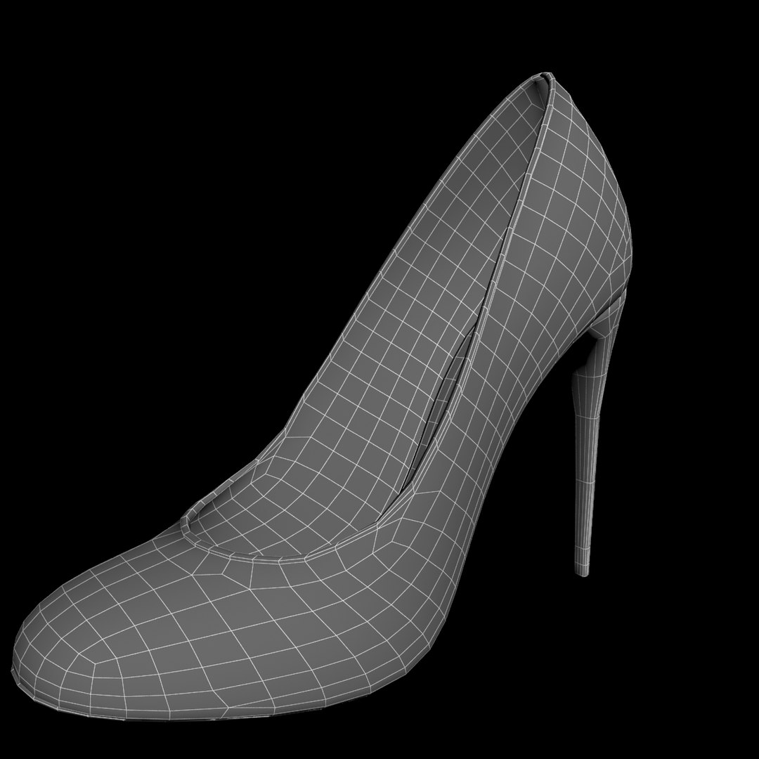 3D model heel shoe woman | 1144956 | TurboSquid