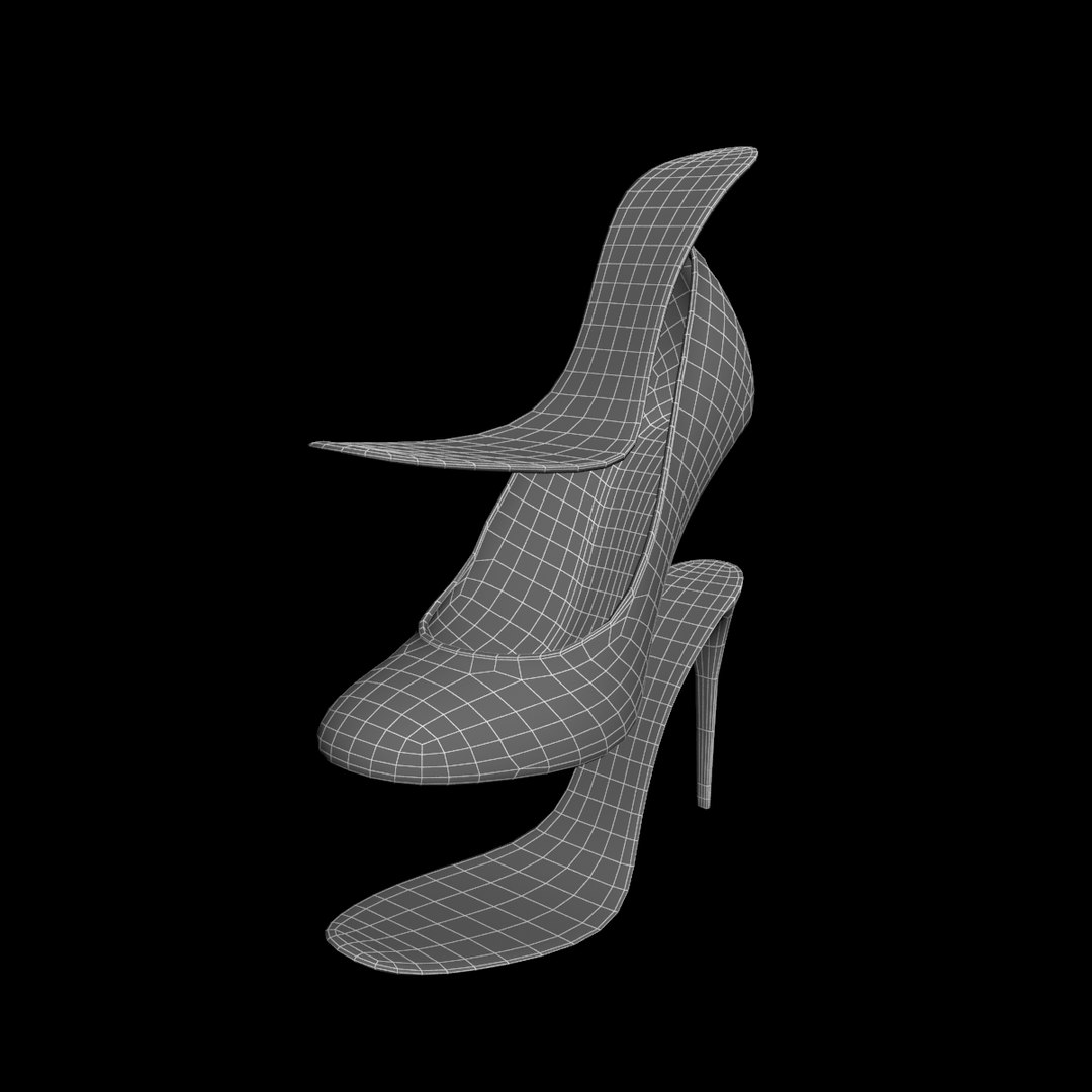 3D model heel shoe woman | 1144956 | TurboSquid