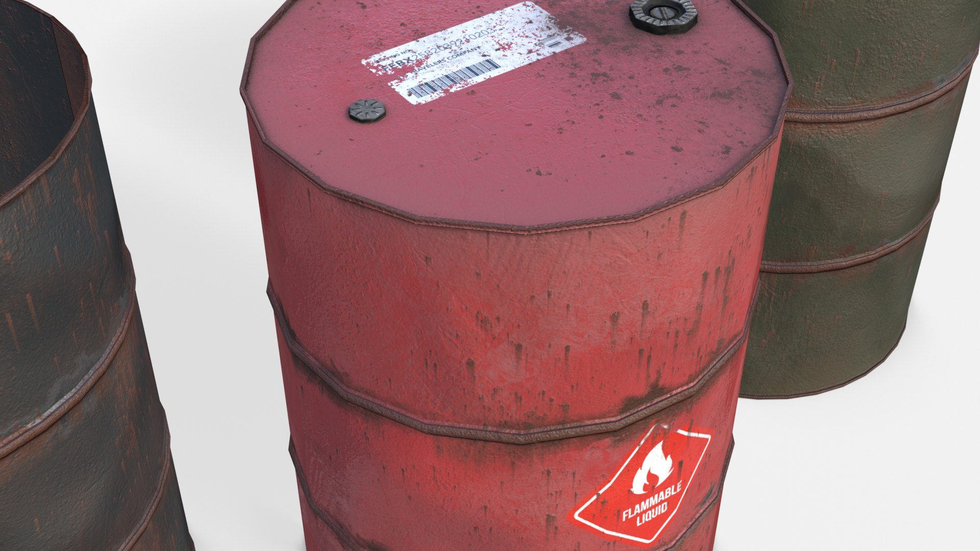 Barrels Asset 3D Model - TurboSquid 1471229