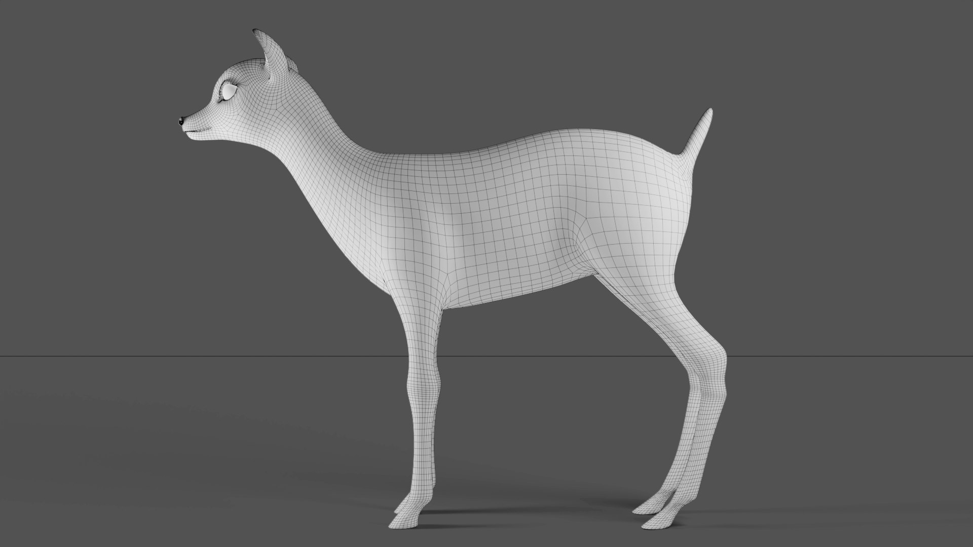 3D Model Fur Fawn Deer Rigged Blender - TurboSquid 1978485