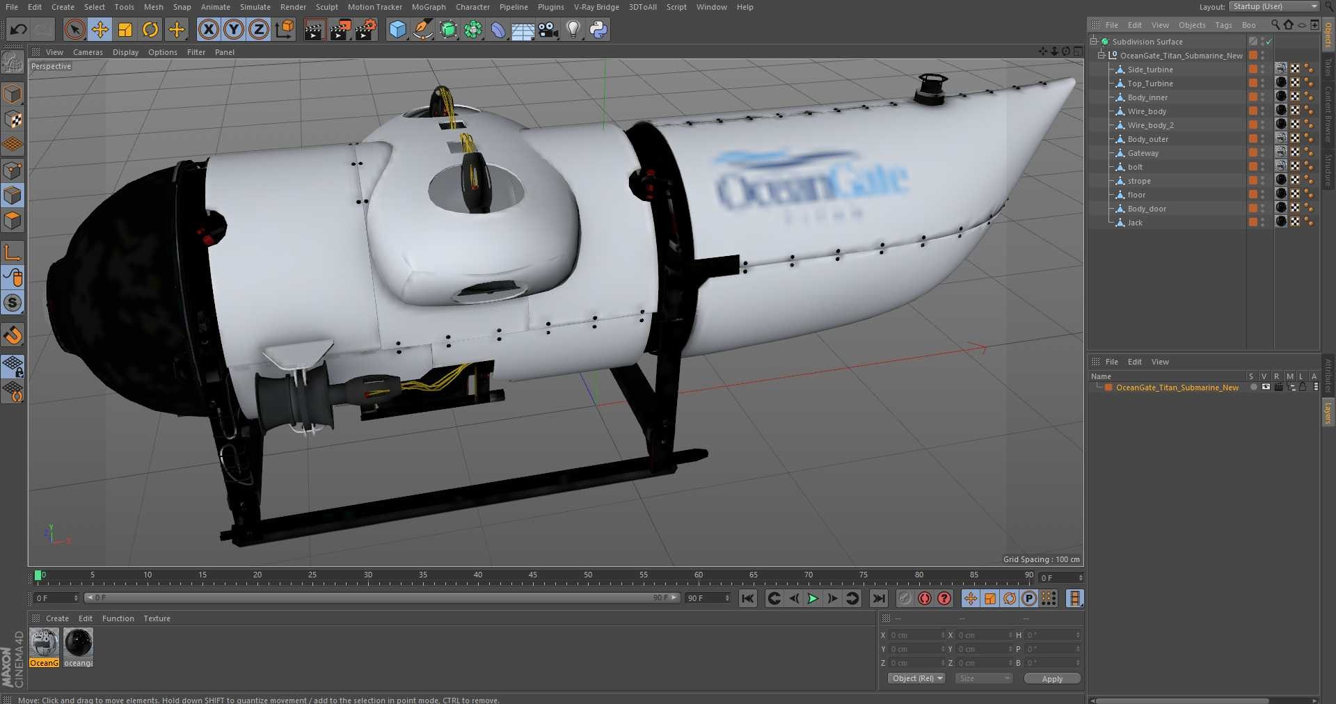 3D OceanGate Titan Submarine New model - TurboSquid 2155598