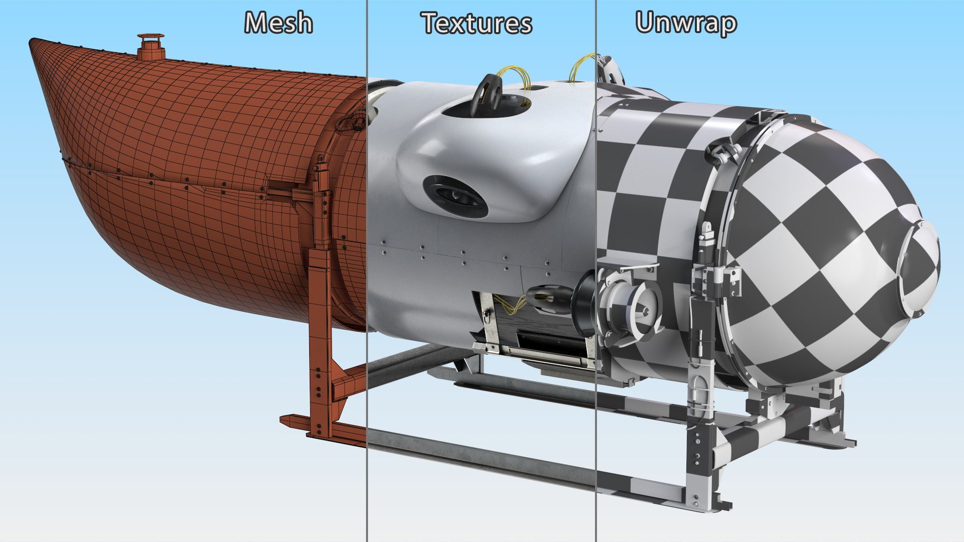 3D OceanGate Titan Submarine New model - TurboSquid 2155598