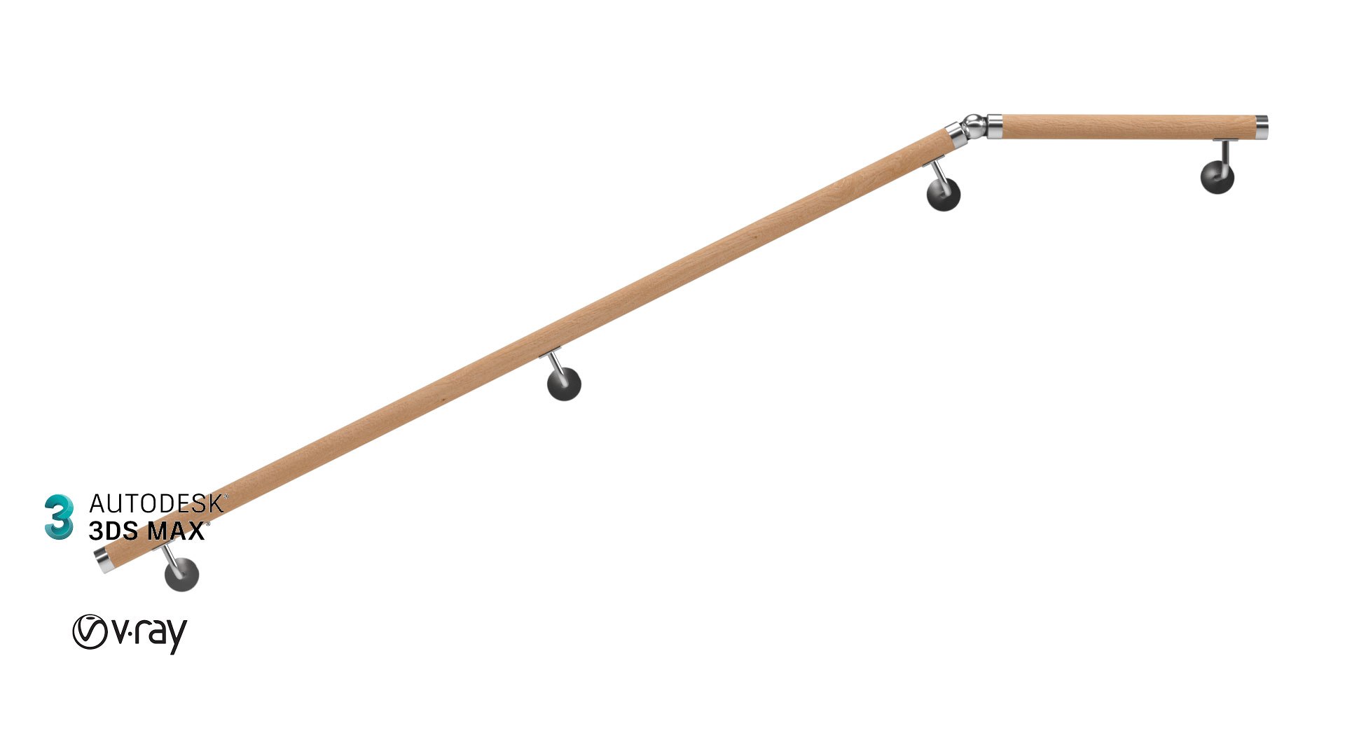 3D Handrail Model - TurboSquid 2233530