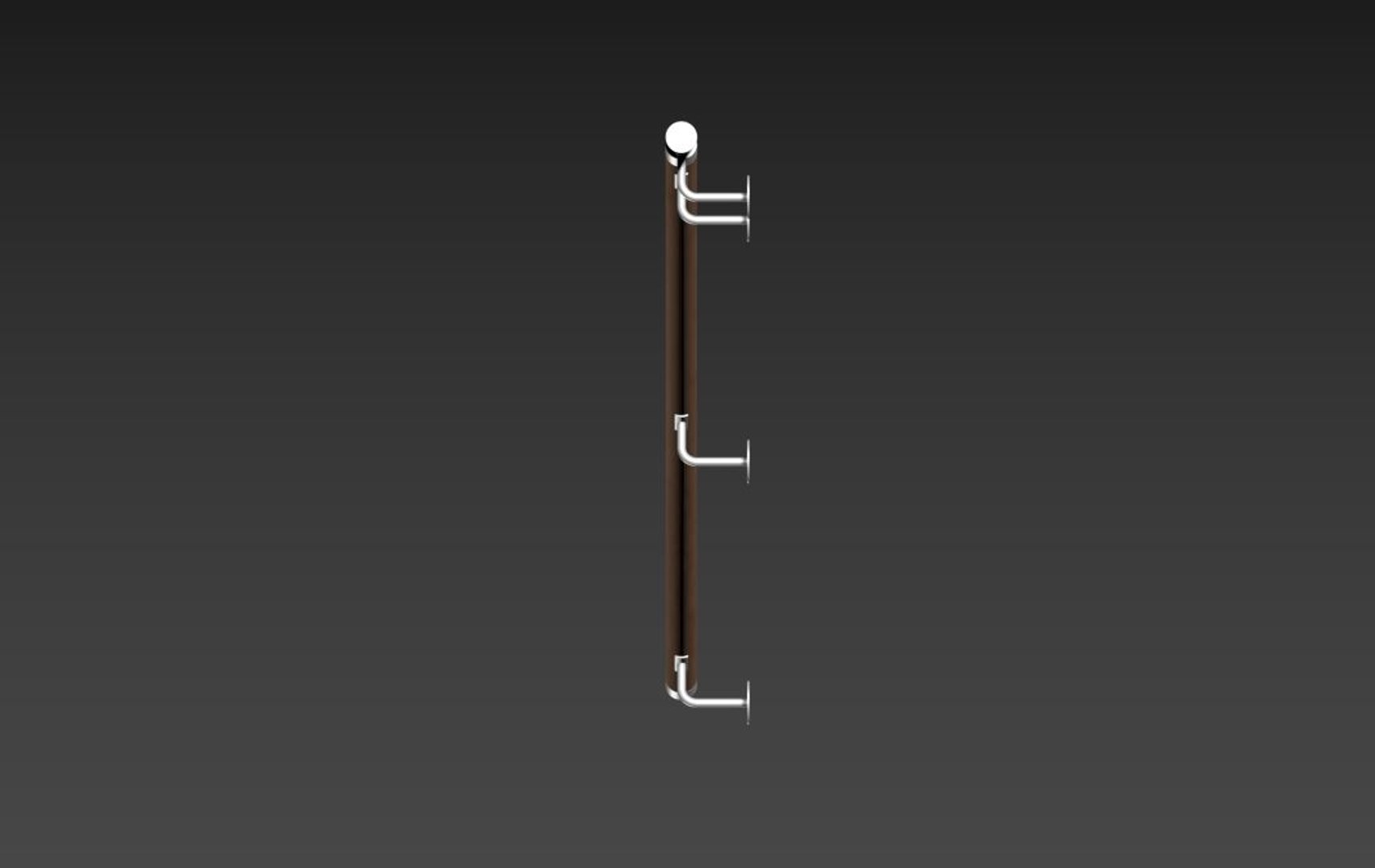 3D Handrail Model - TurboSquid 2233530
