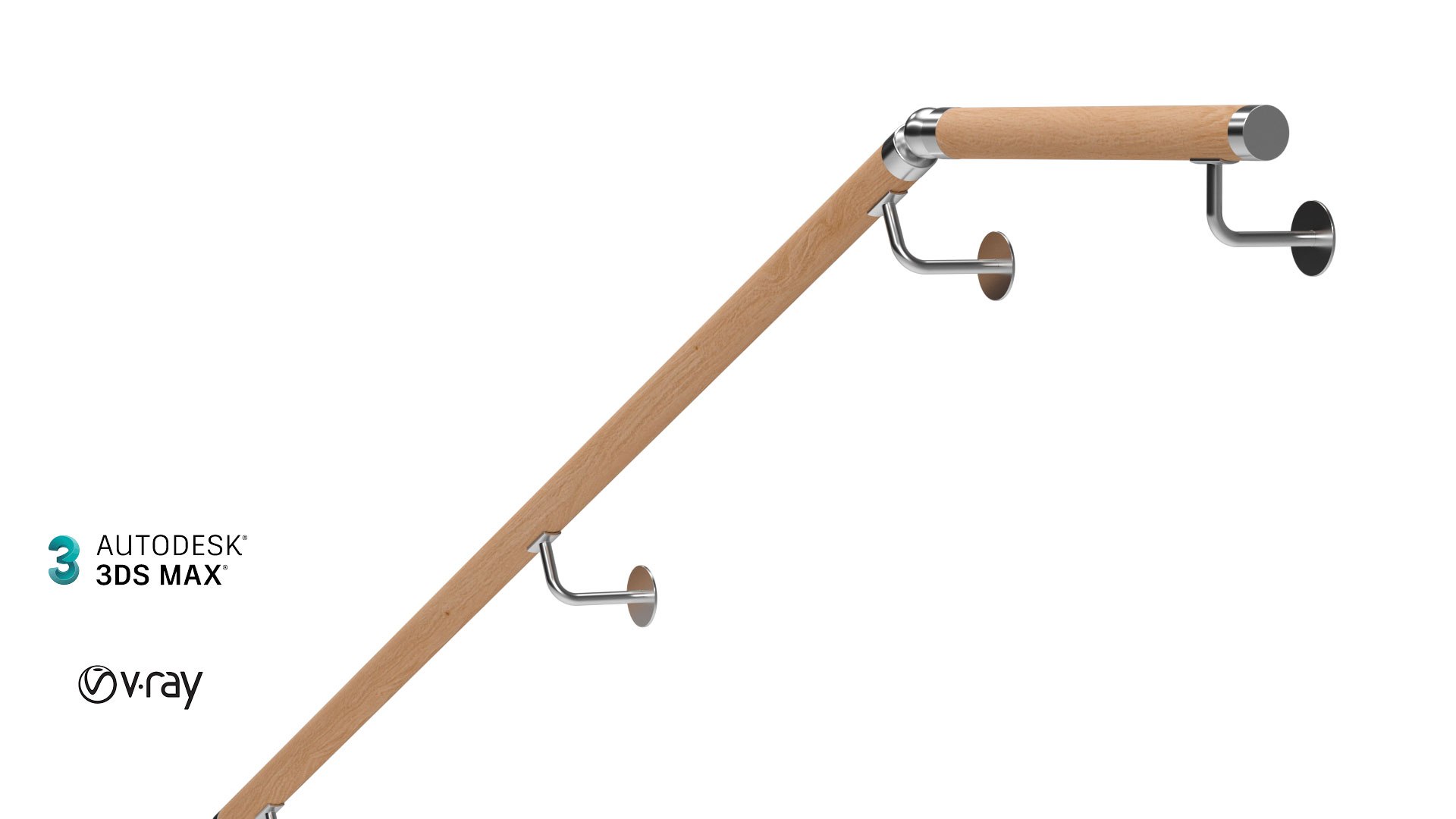 3D Handrail Model - TurboSquid 2233530