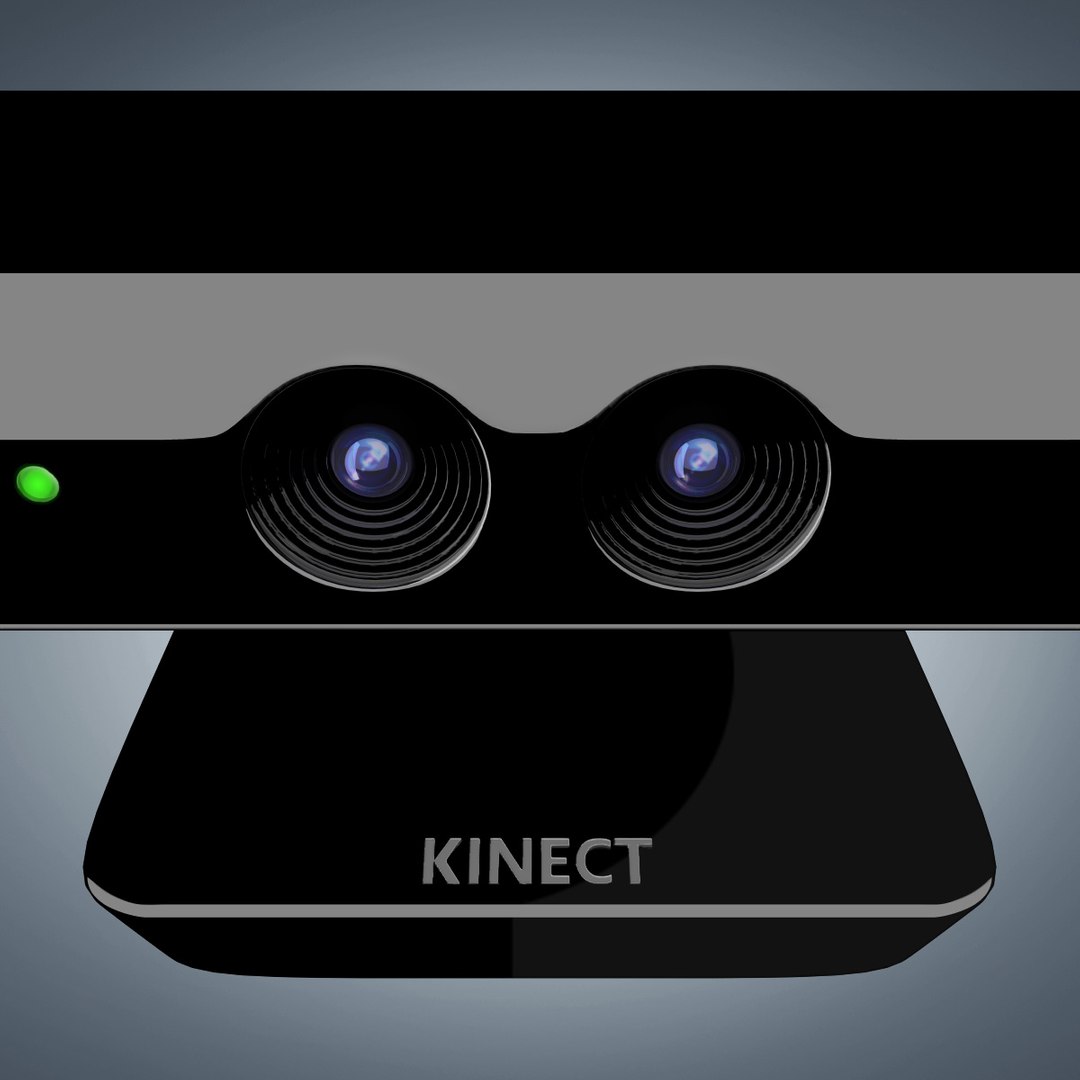 xbox 360 s kinect 3d model