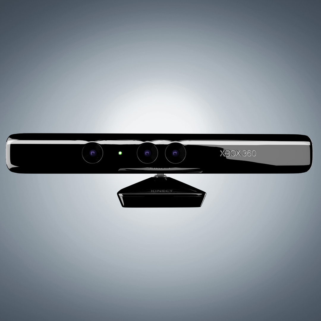 xbox 360 s kinect 3d model