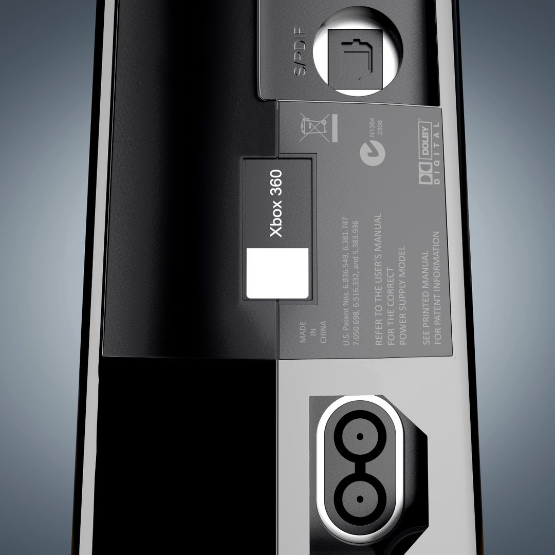 xbox 360 s kinect 3d model