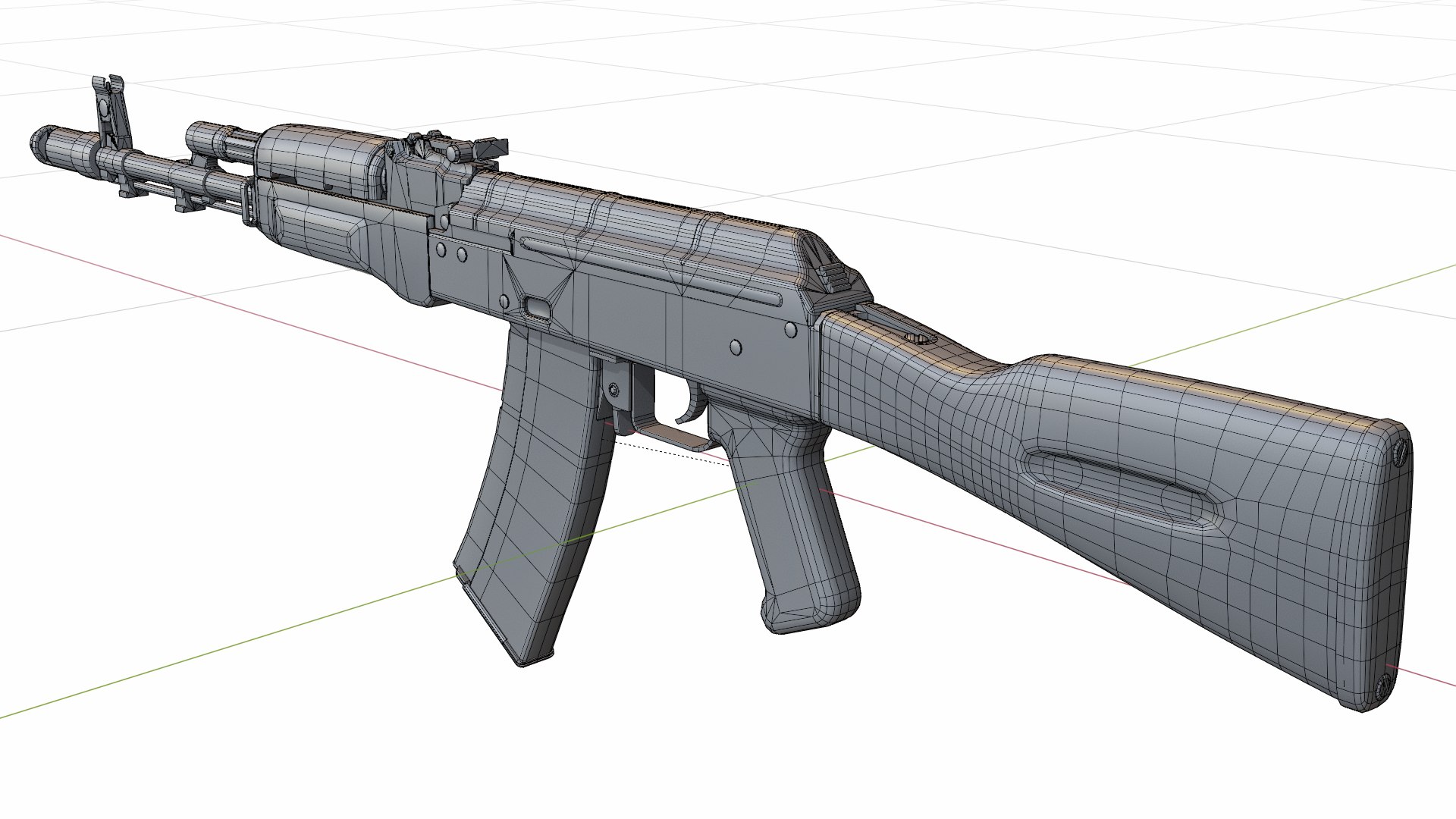 AK-74 - Assault Rifle 3D Model - TurboSquid 2129139