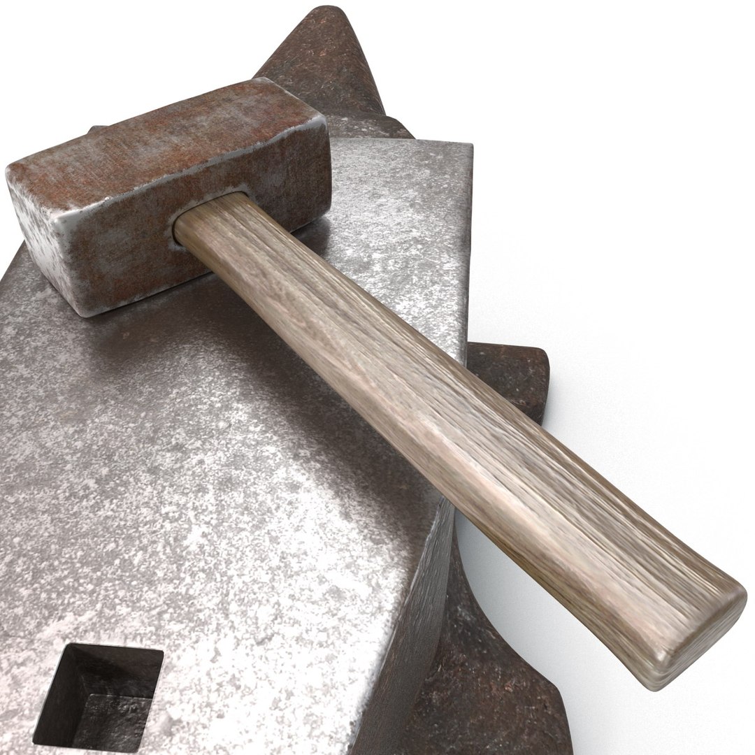 anvil sledgehammer 3d 3ds