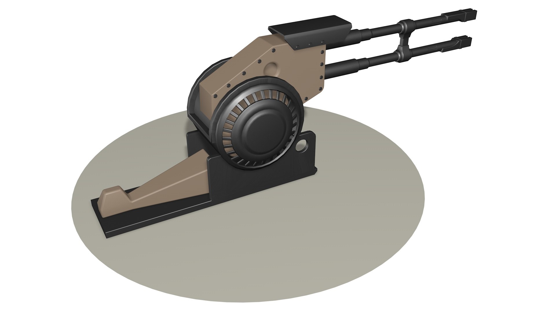 Heavy Gun R3 3D Model - TurboSquid 1729291