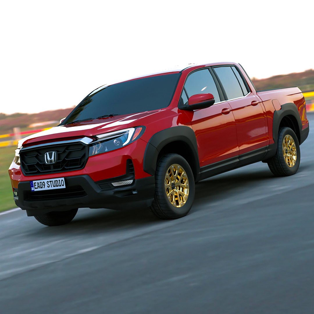 2022 Honda Ridgeline 3D Model - TurboSquid 2350549
