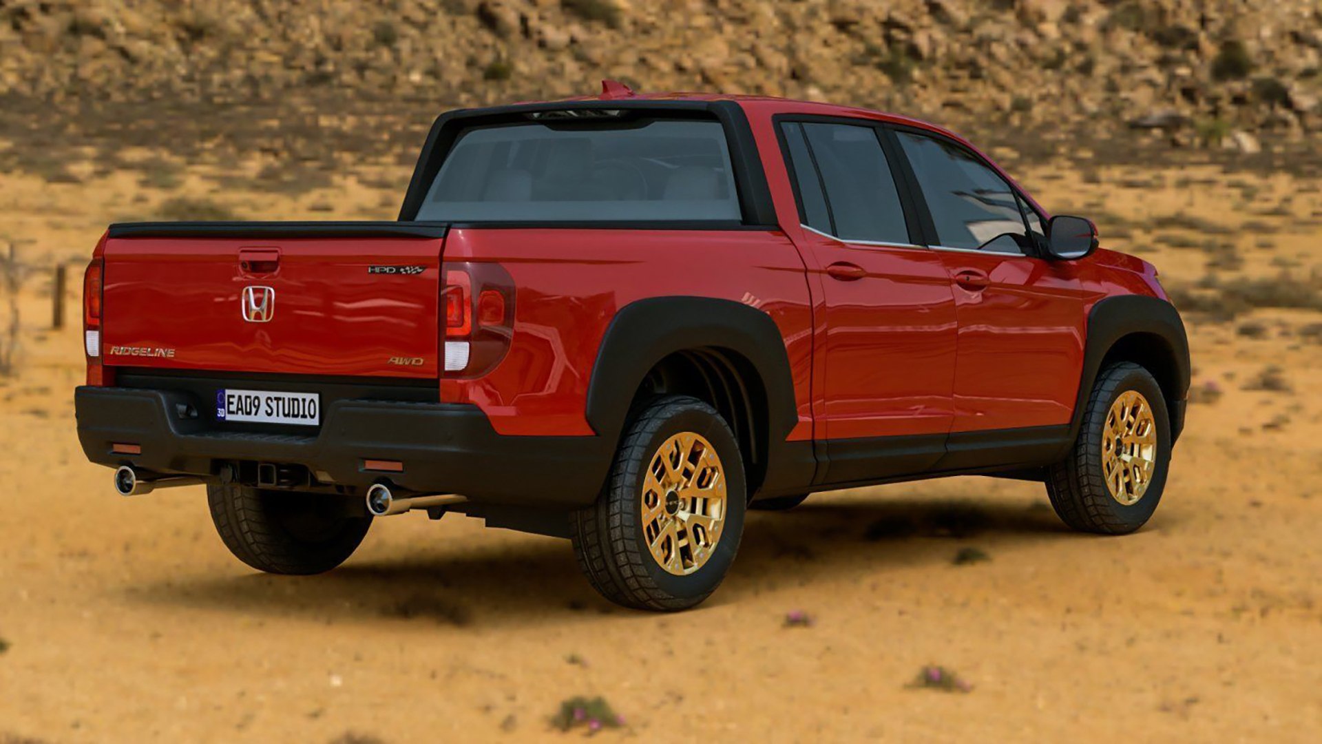 2022 Honda Ridgeline 3D Model - TurboSquid 2350549