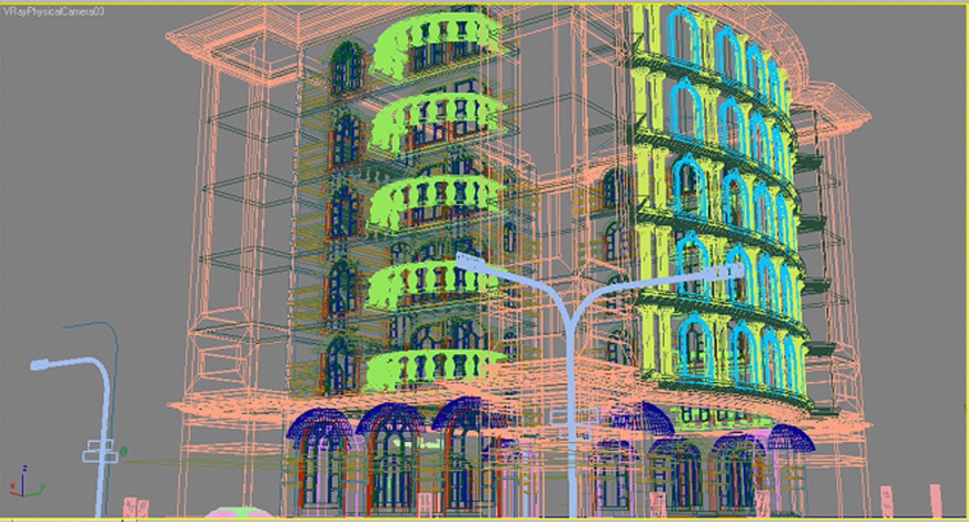 3ds max scenes 1 exterior building