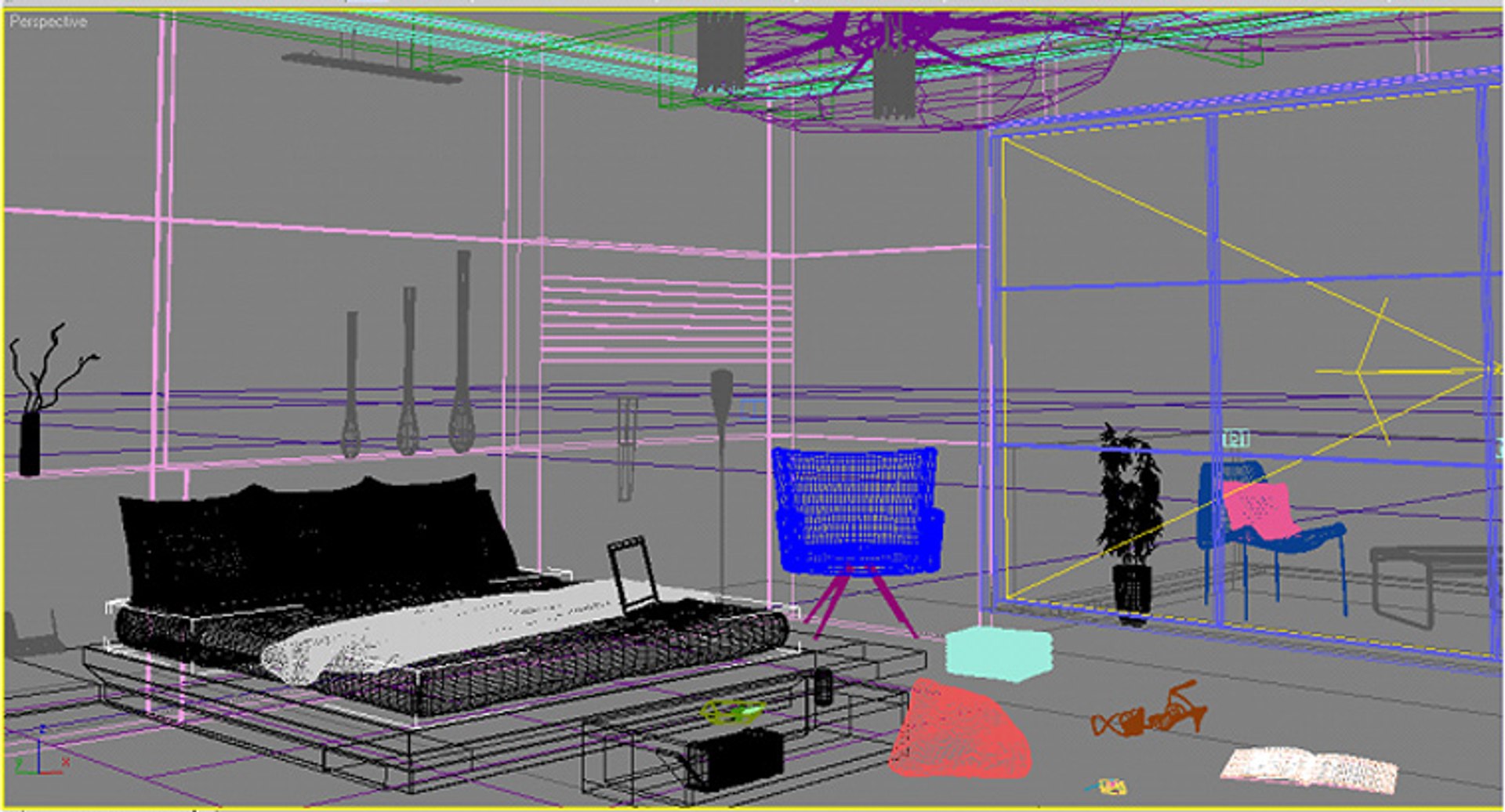 3ds max scenes 1 exterior building