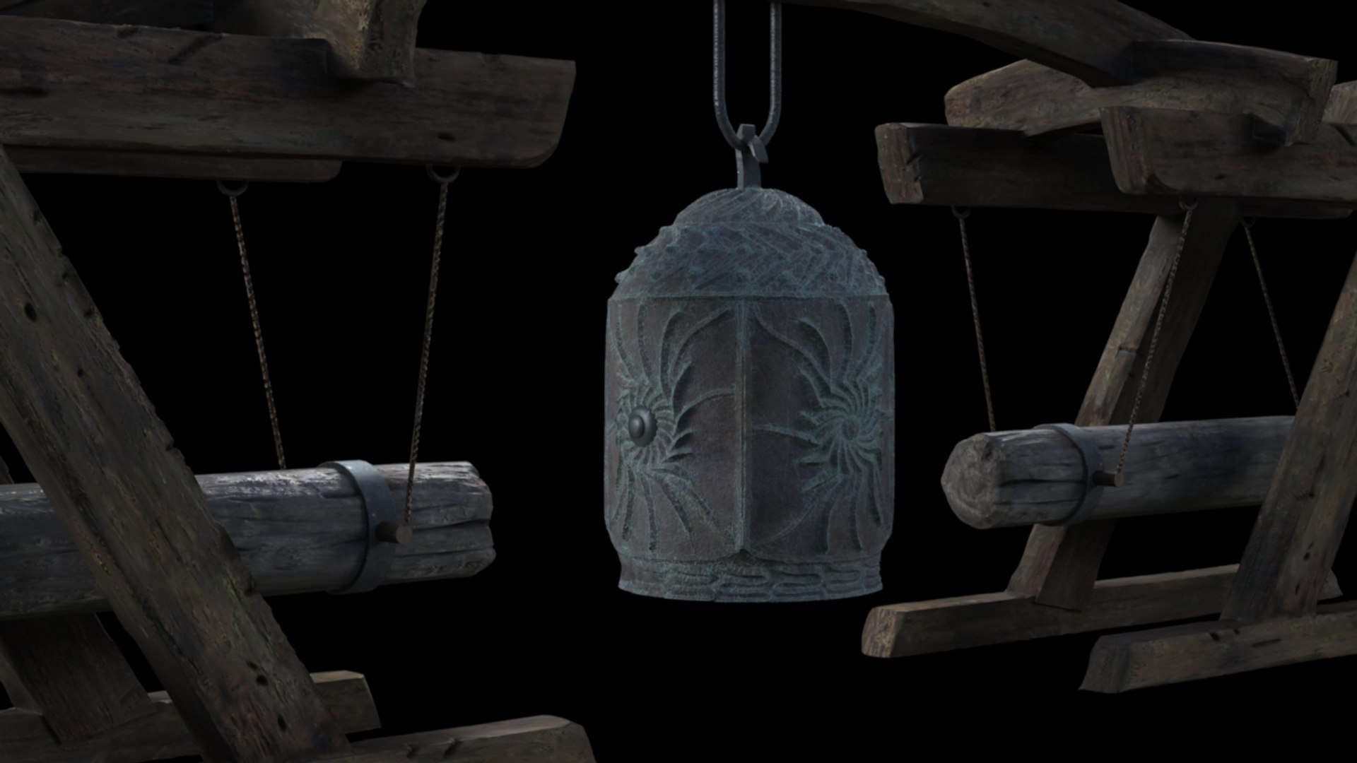 ancient bell 3d max