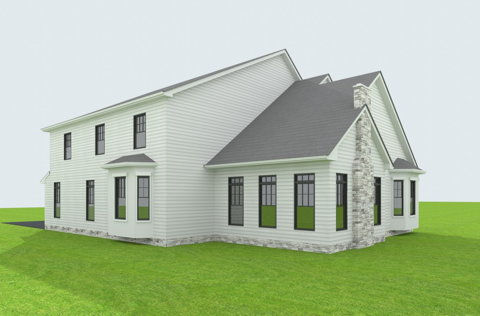 House Real Estate 3D Model - TurboSquid 1584065