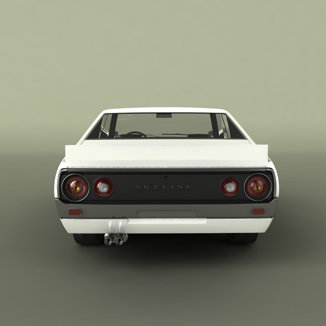 3d model nissan skyline c110