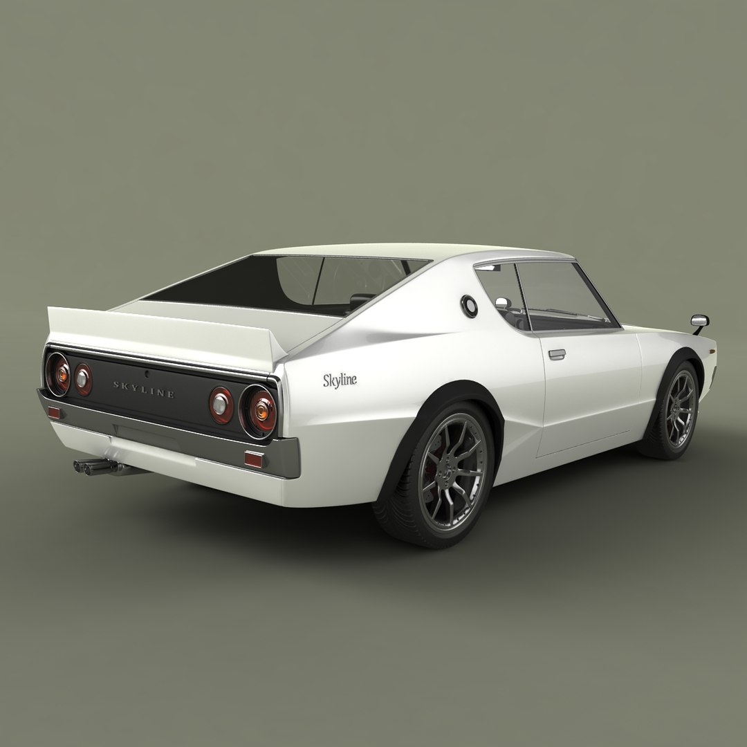 3d model nissan skyline c110