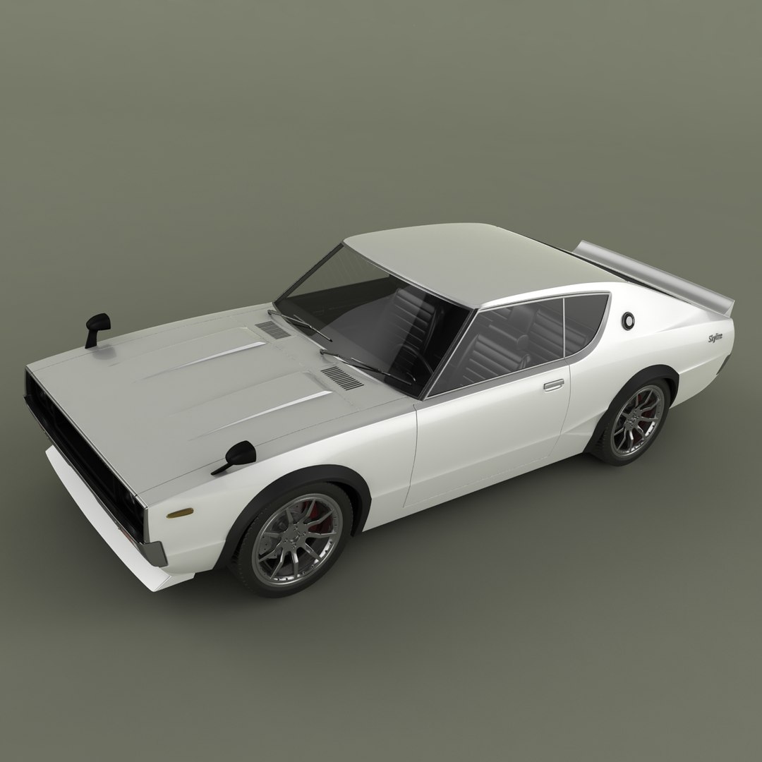 3d model nissan skyline c110