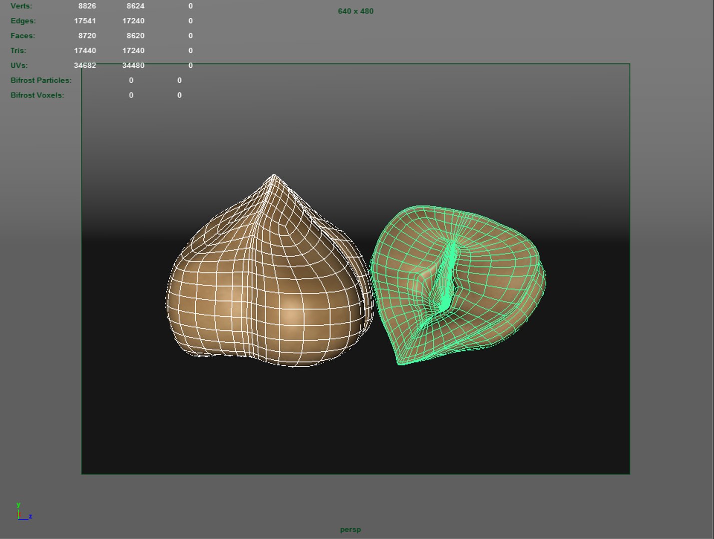 3d Hazelnut Nut