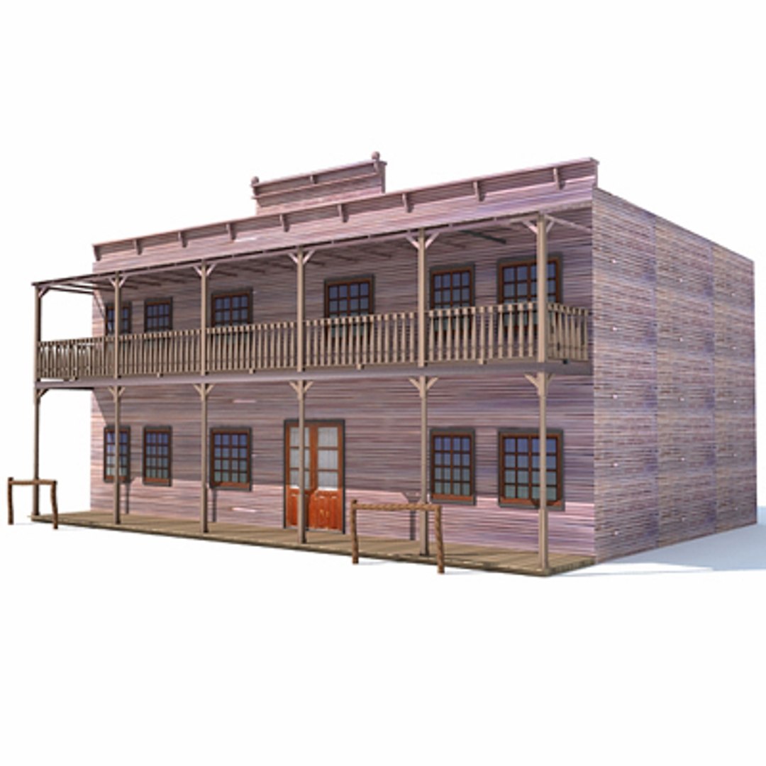 3d Western House Model