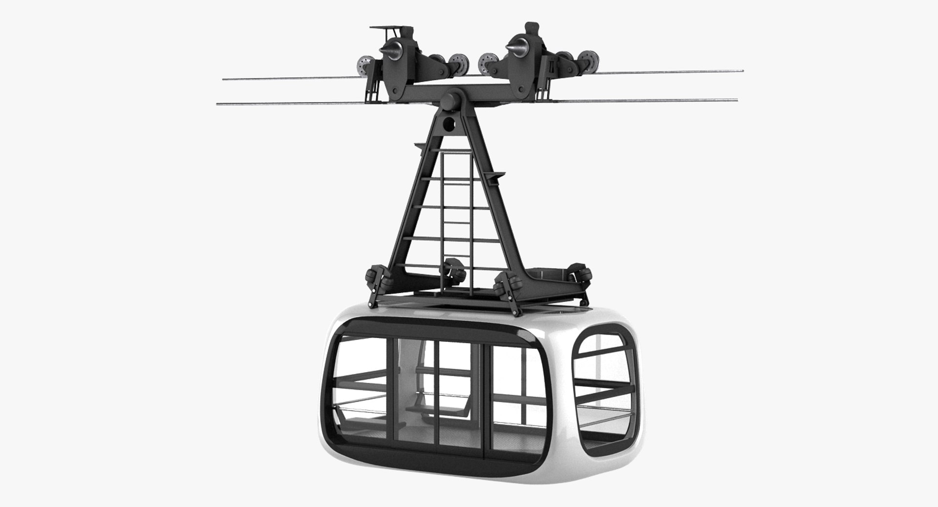 3D Porsche Design Cableway Model - TurboSquid 1262083