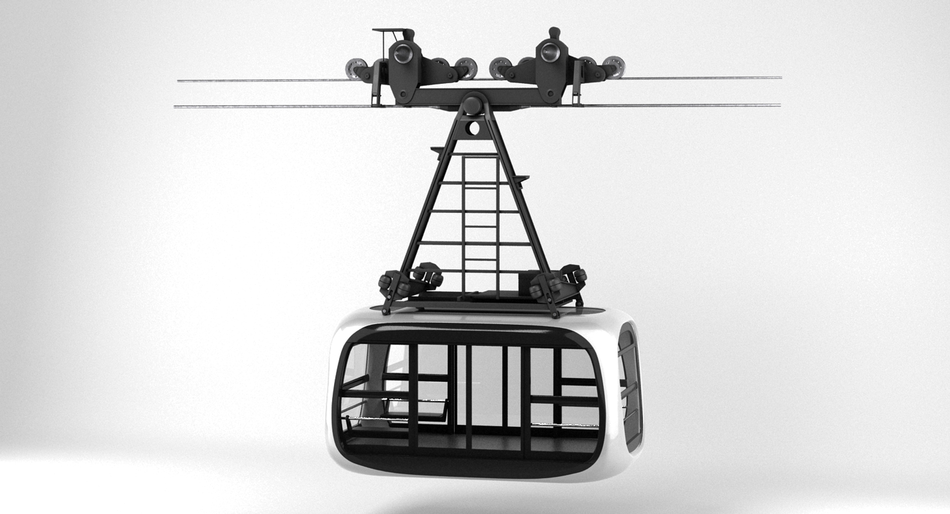 3D Porsche Design Cableway Model - TurboSquid 1262083