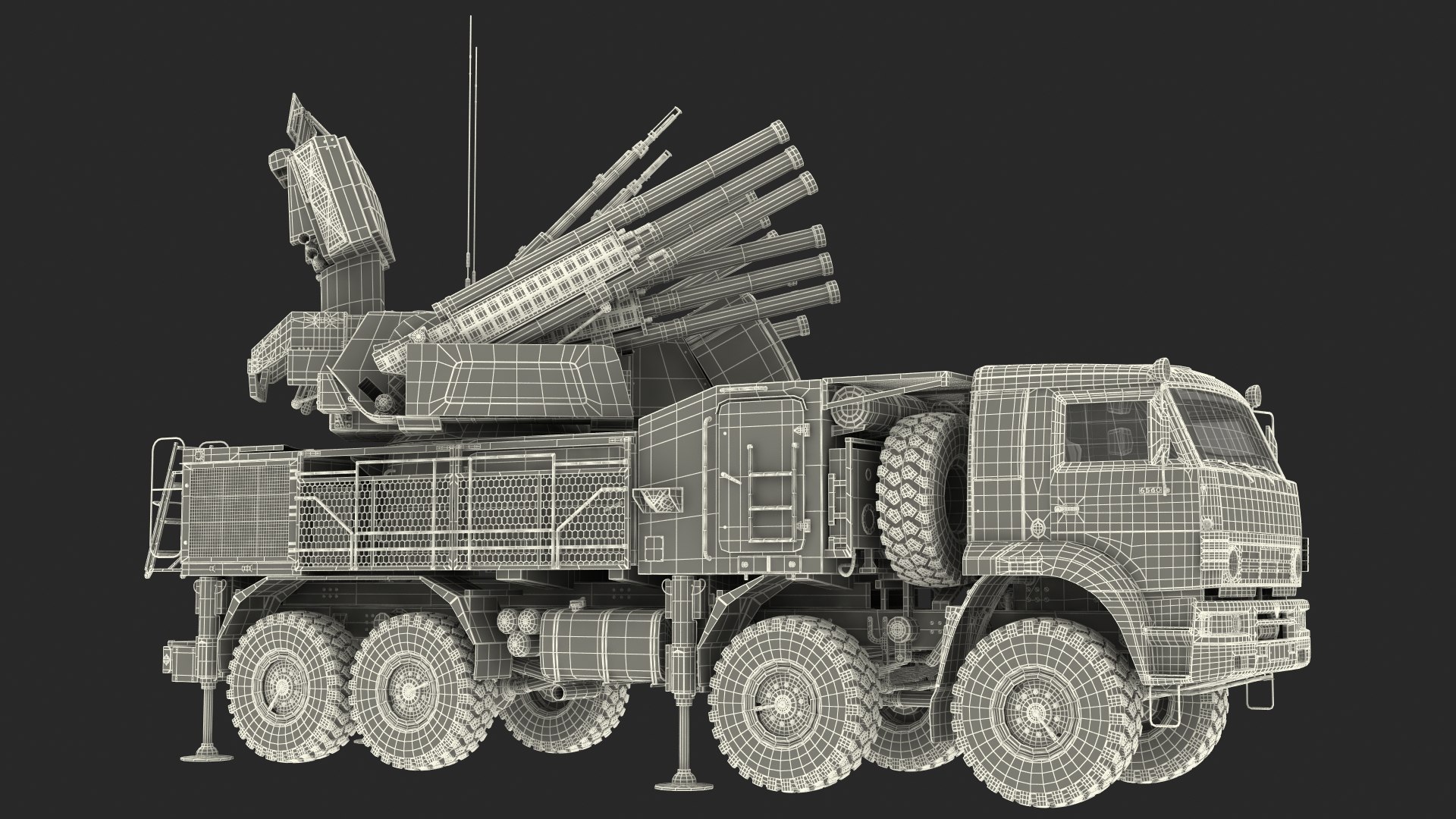 Pantsir S1 Sa-22 Deployed 3D Model - TurboSquid 1485121