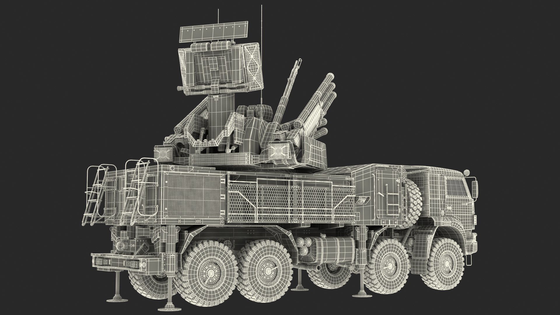 Pantsir S1 Sa-22 Deployed 3D Model - TurboSquid 1485121