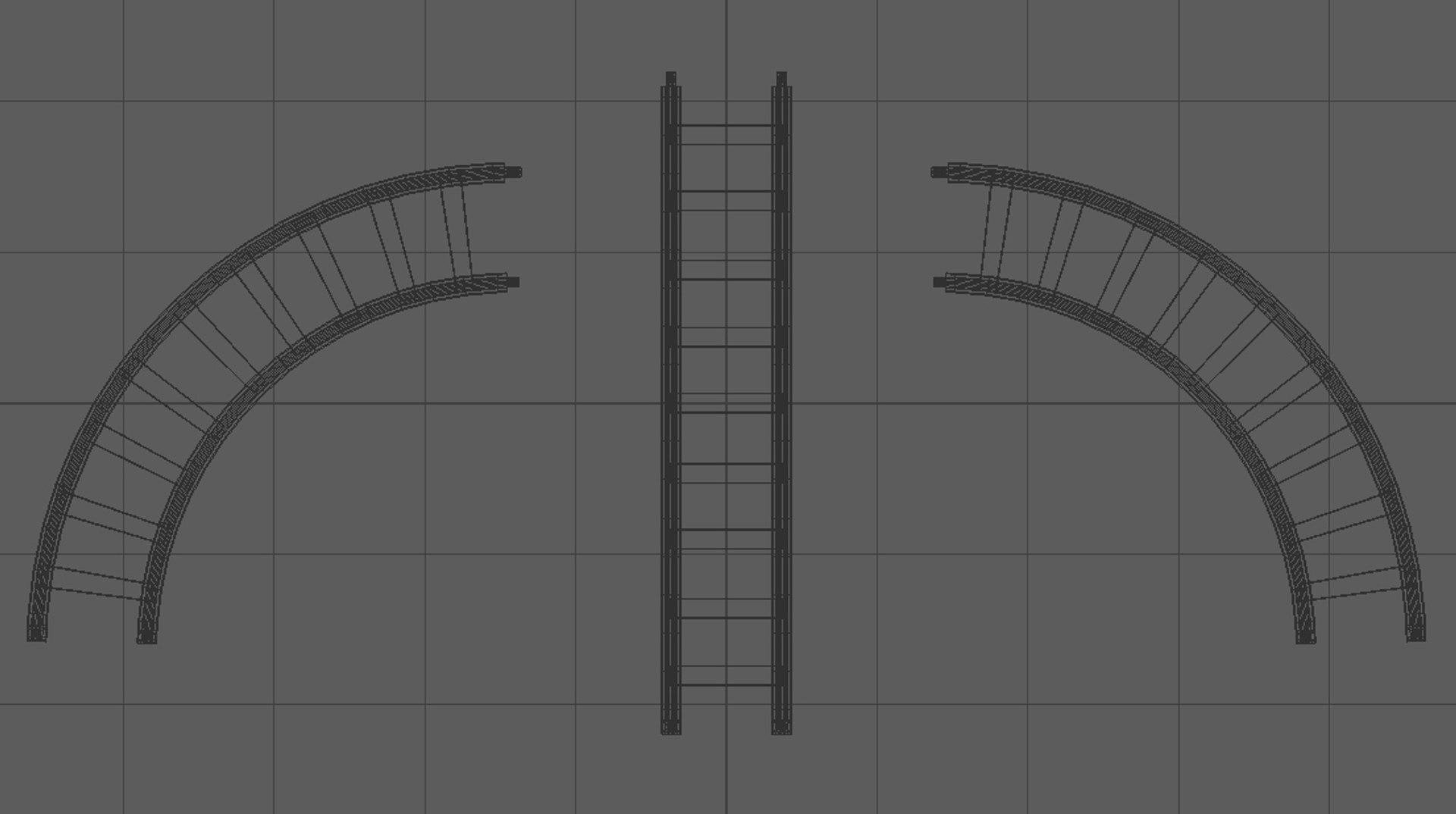 3D Modular Rail Model - TurboSquid 1640556