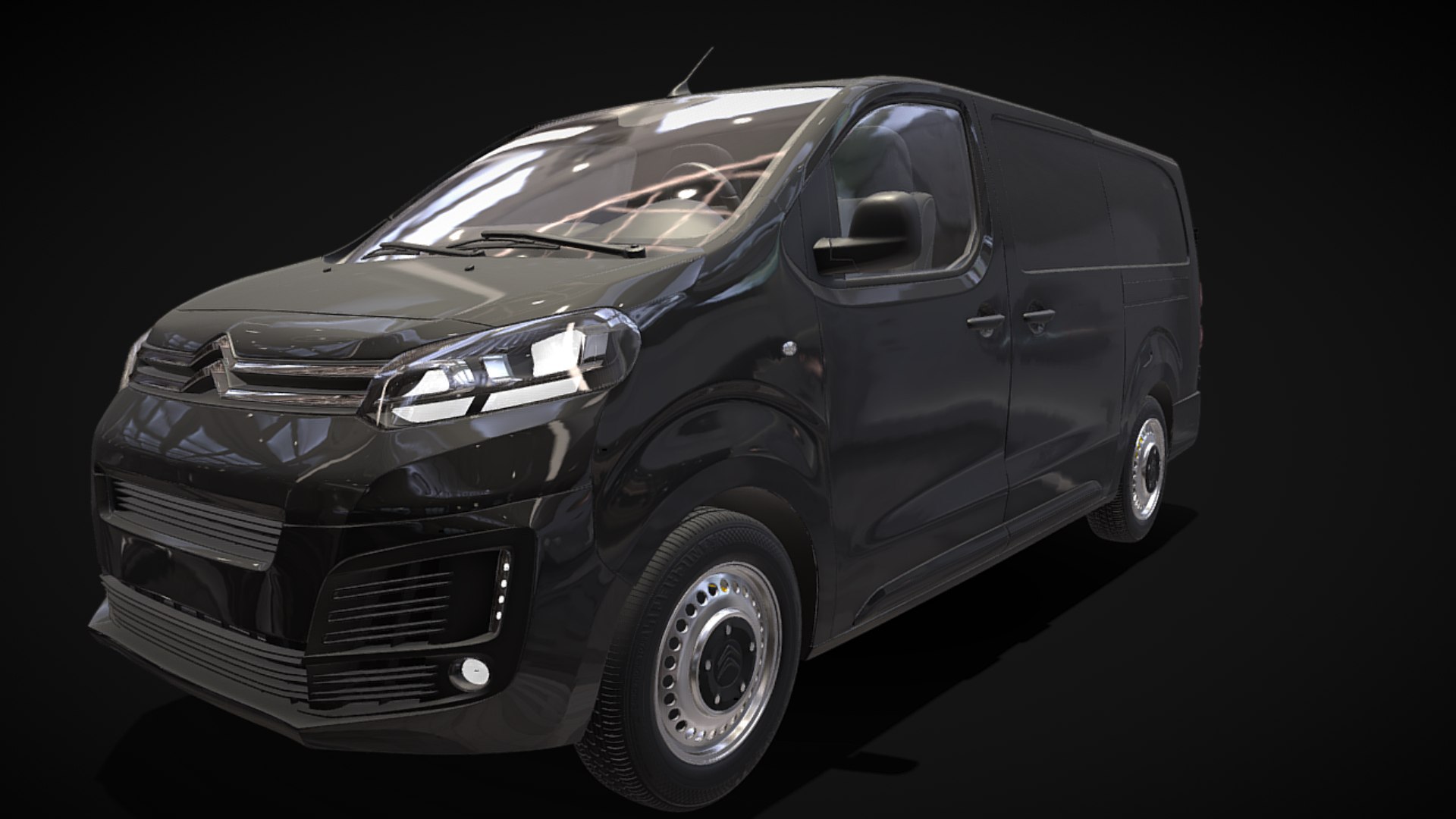 3D Citroen Dispatch Van - TurboSquid 2332703