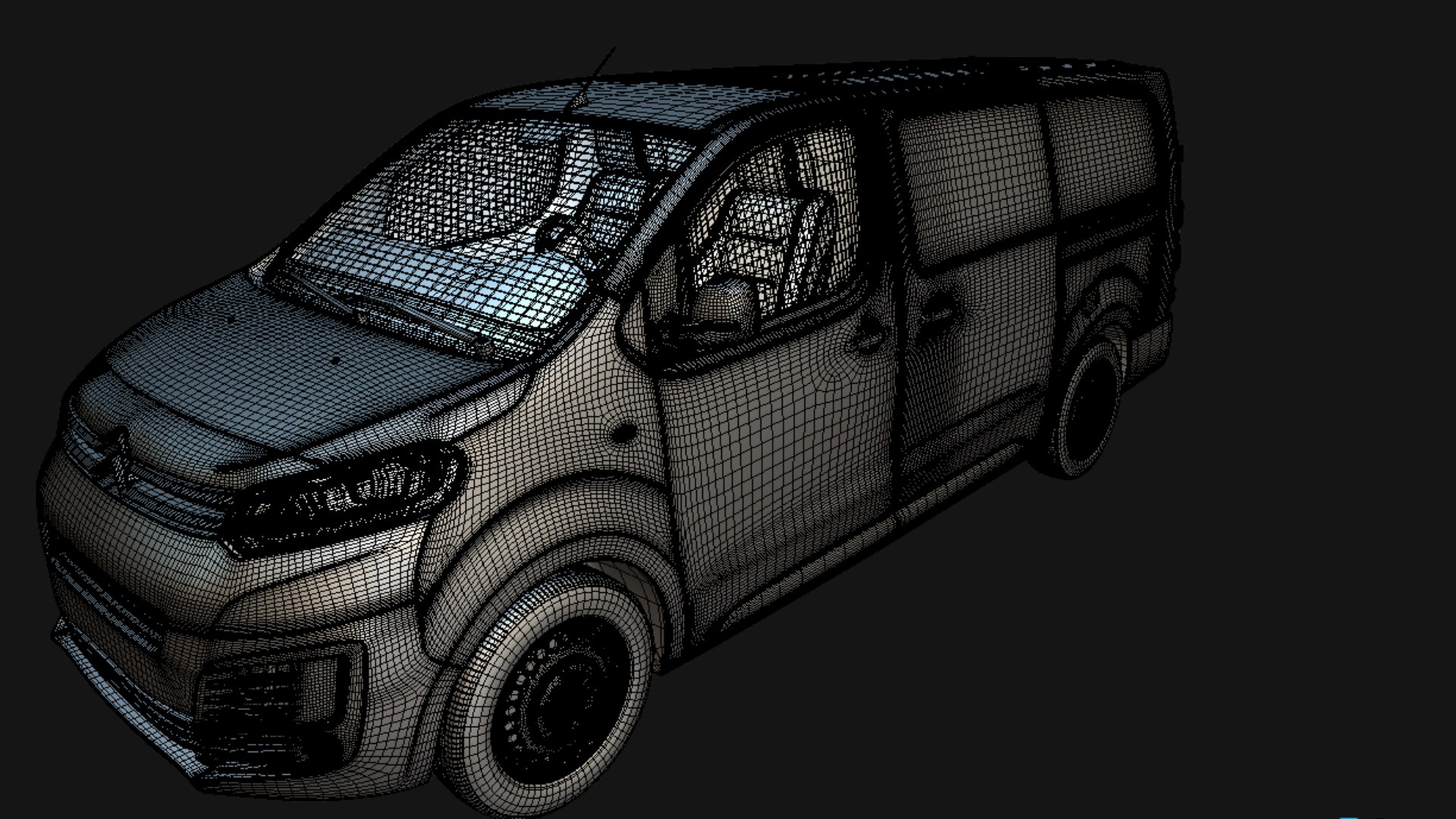3D Citroen Dispatch Van - TurboSquid 2332703