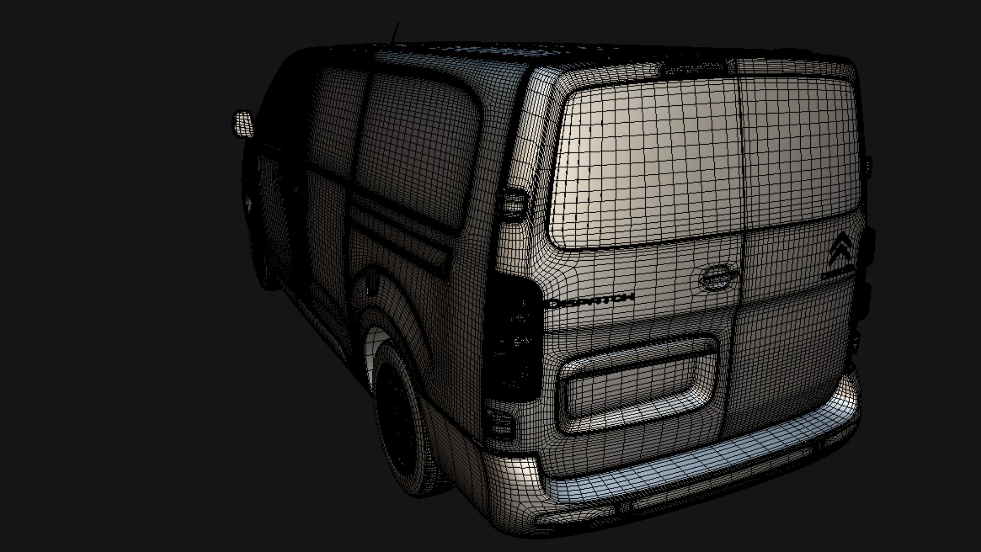 3D Citroen Dispatch Van - TurboSquid 2332703