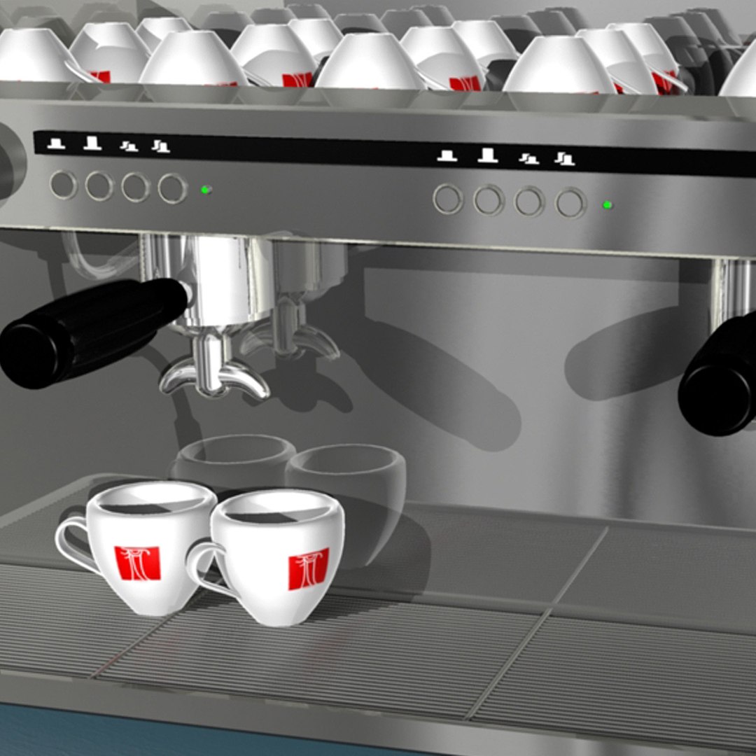 Coffe Machine 3d Max