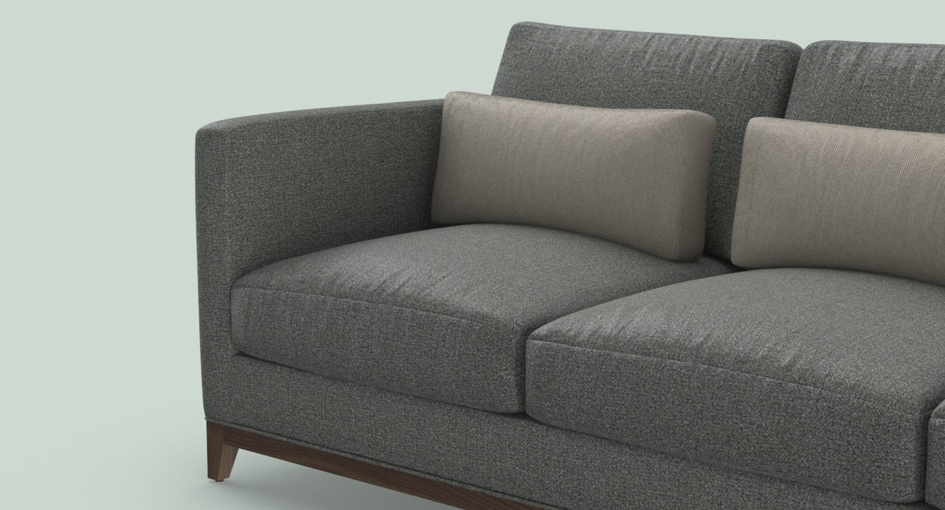 Contemporary 3 Seater Sofa Model - TurboSquid 1287228
