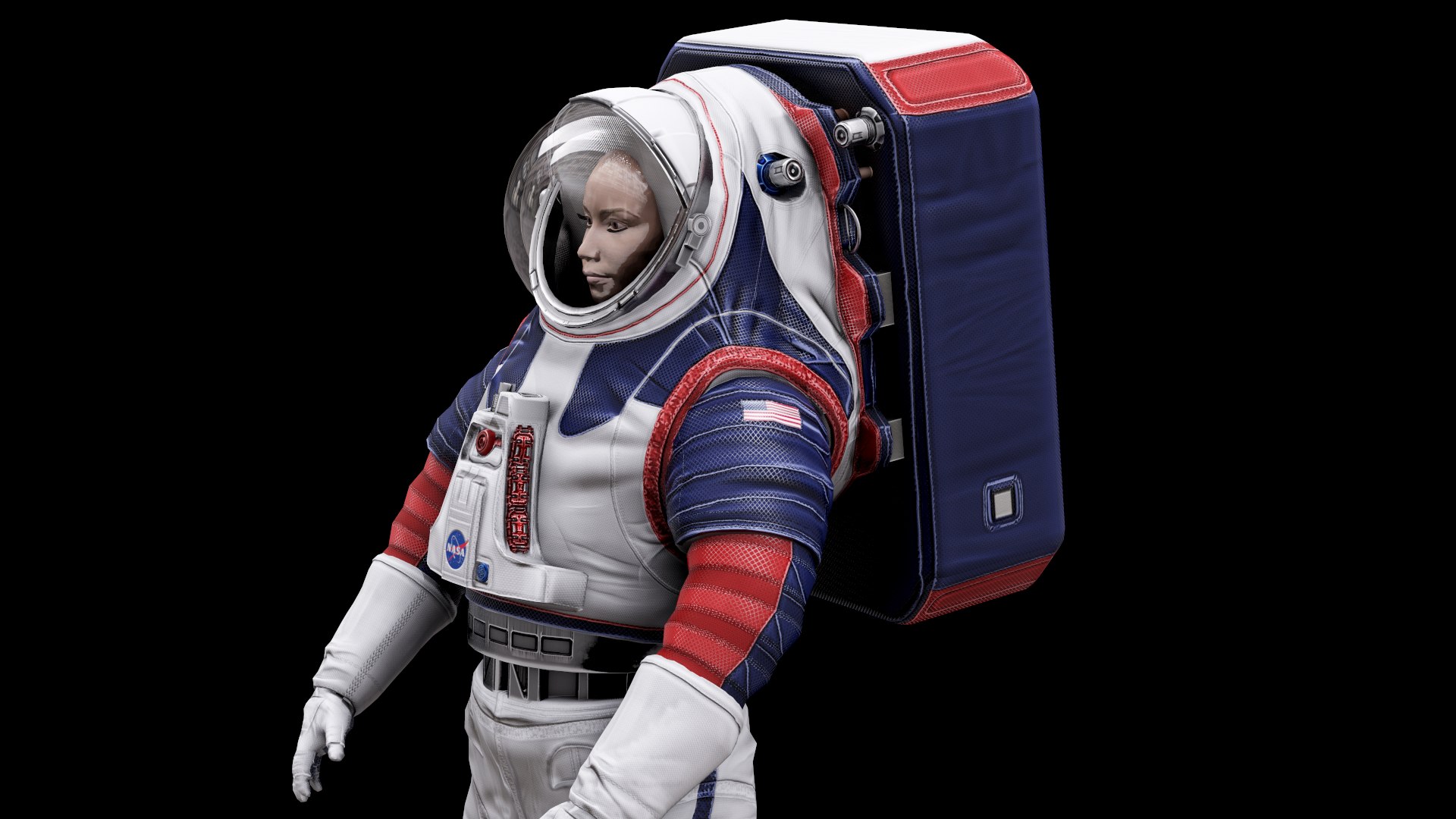 Extravehicular Xemu Nasa Spacesuits 3D Model - TurboSquid 1504222