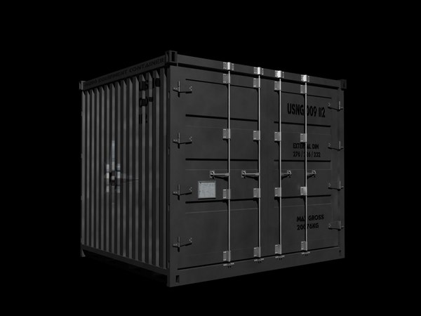 isu90 military cargo container 3d 3ds