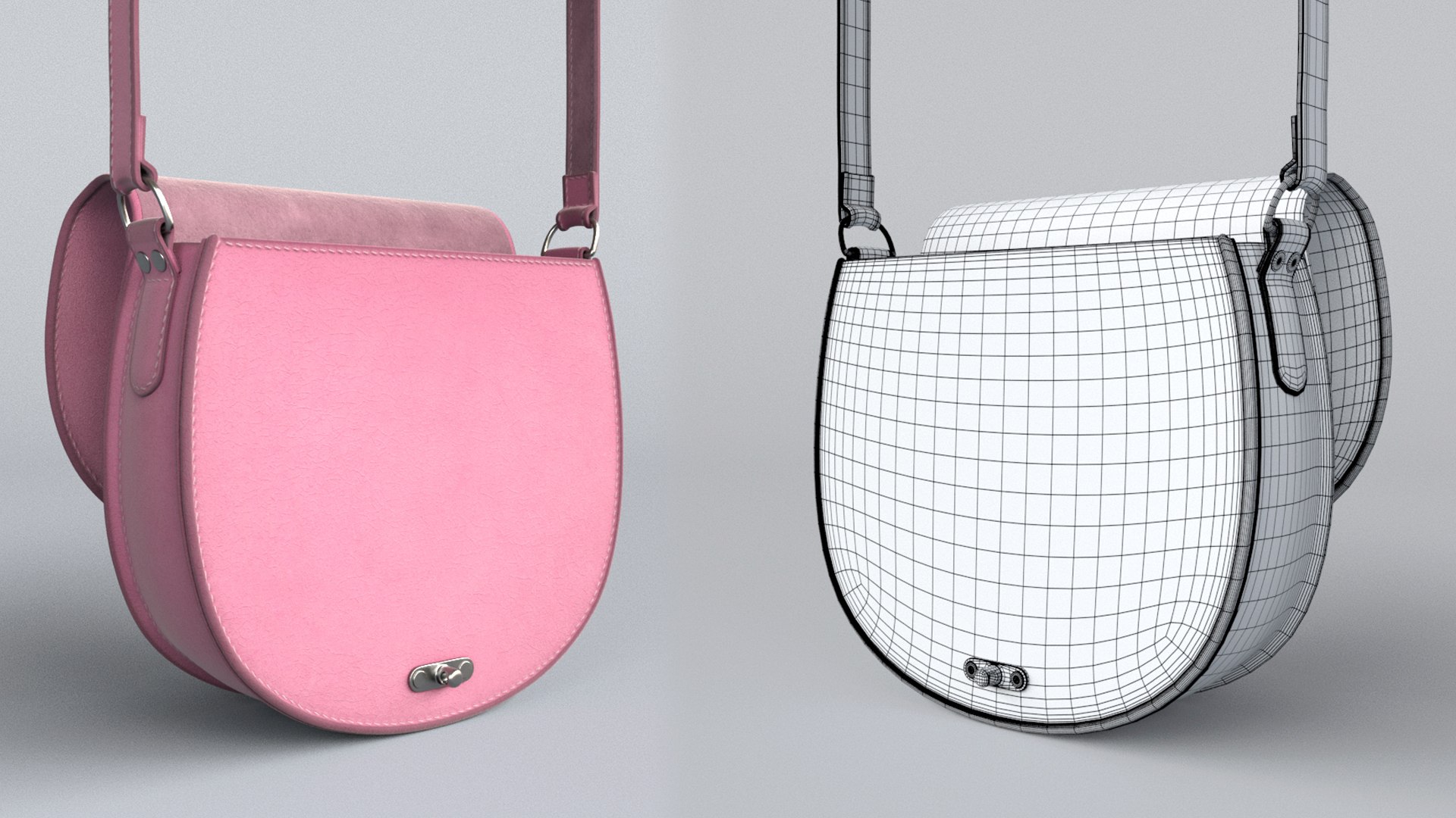 Cross Body Bag 3D Model - TurboSquid 2102968