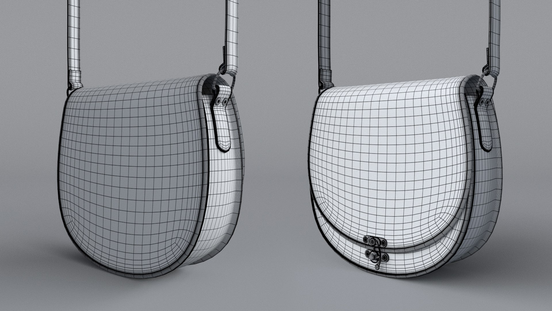 Cross Body Bag 3D Model - TurboSquid 2102968