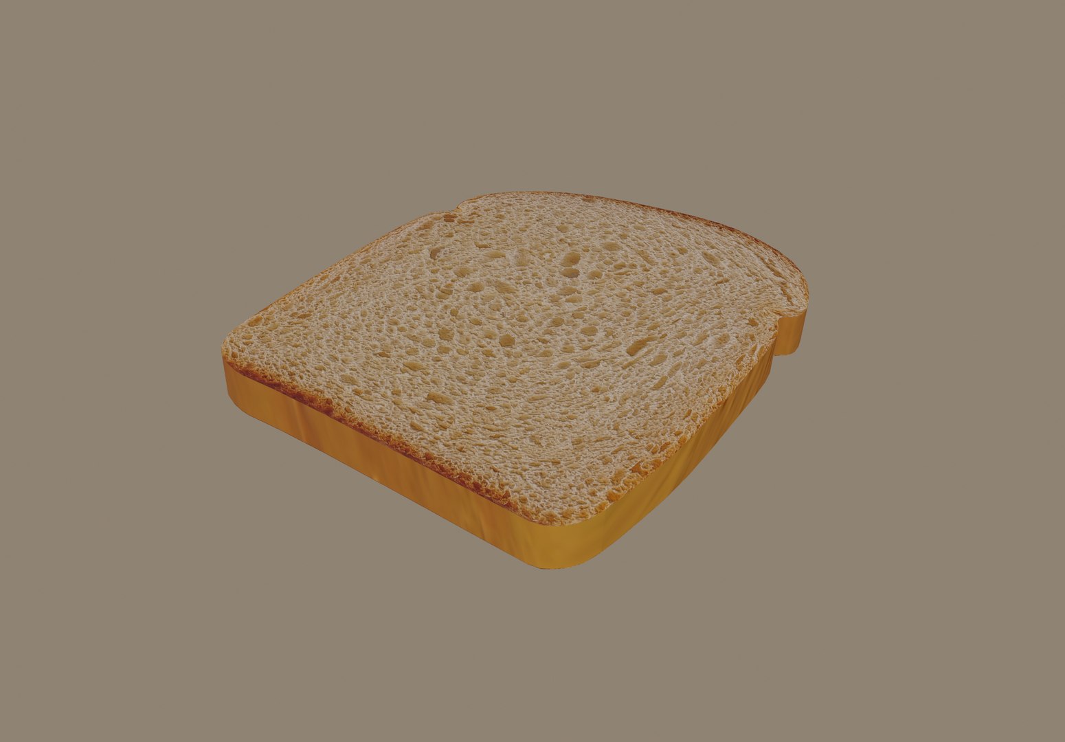 3D Bread Slice Model - TurboSquid 1609450