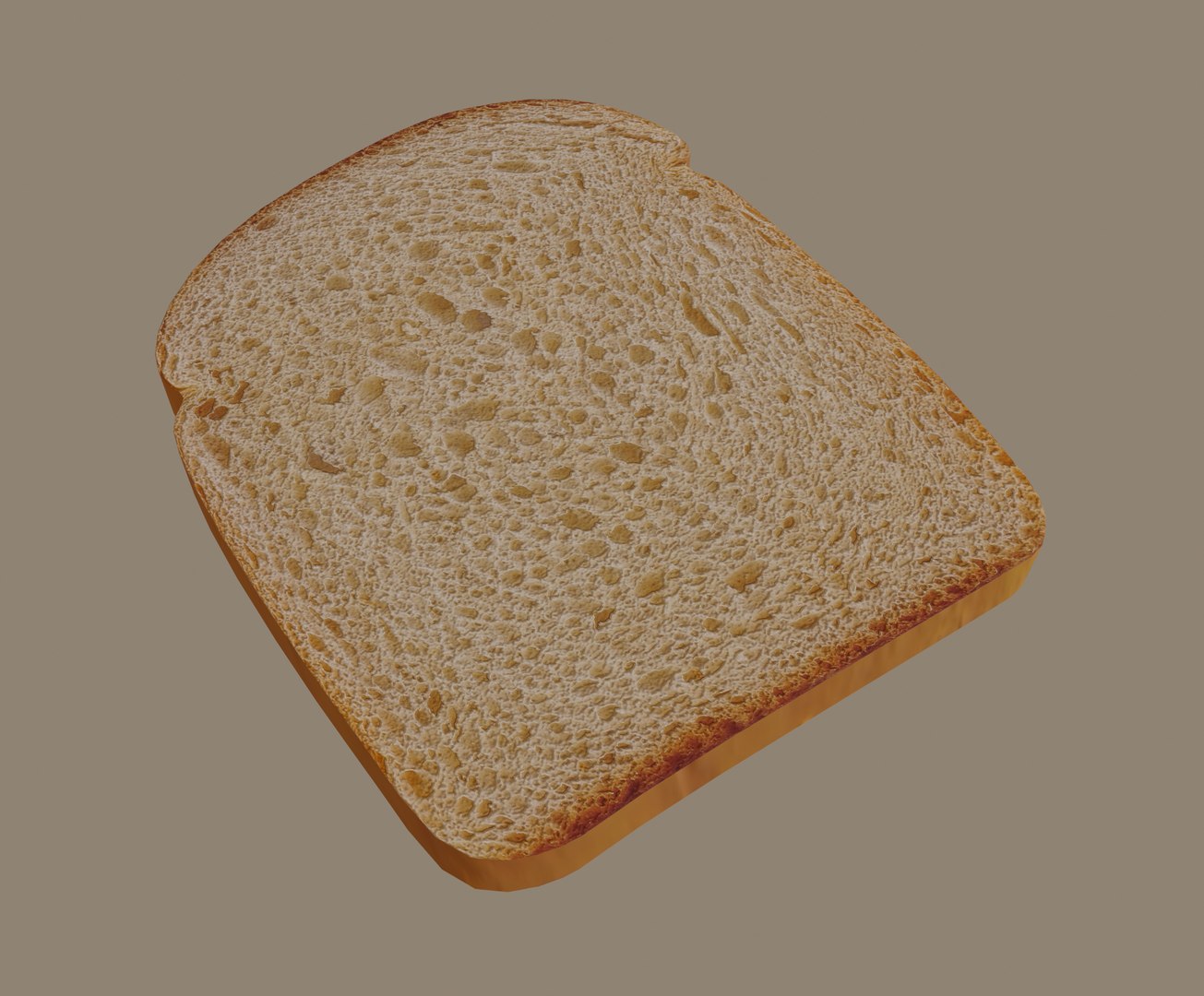 3D Bread Slice Model - TurboSquid 1609450