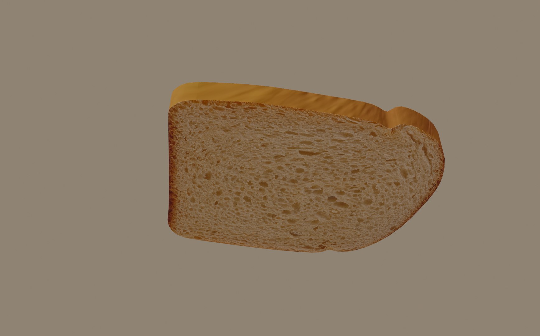 3D Bread Slice Model - TurboSquid 1609450
