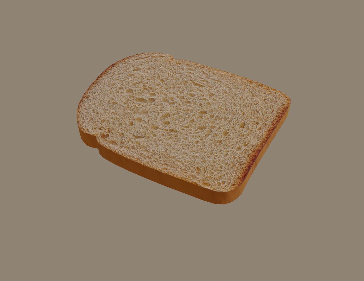 3D Bread Slice Model - TurboSquid 1609450