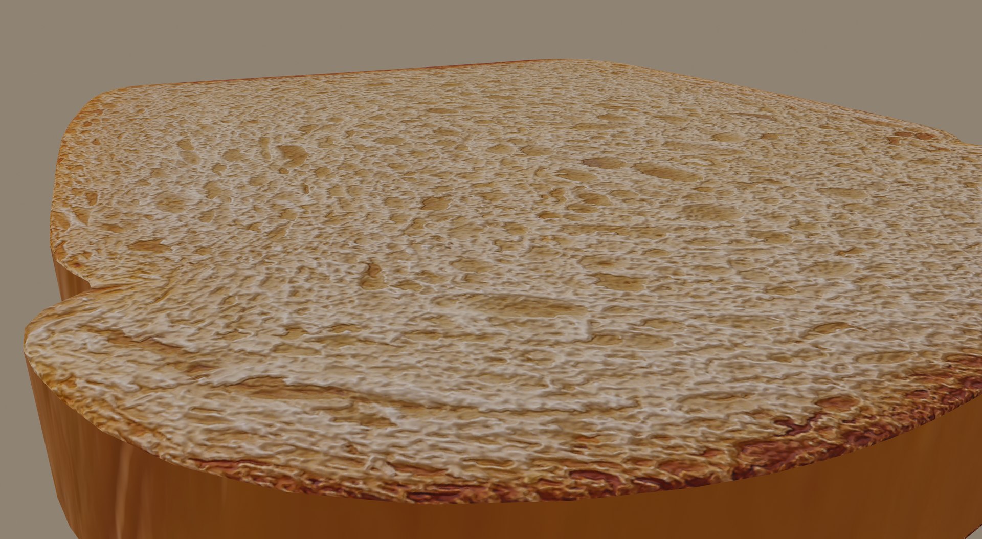3D Bread Slice Model - TurboSquid 1609450