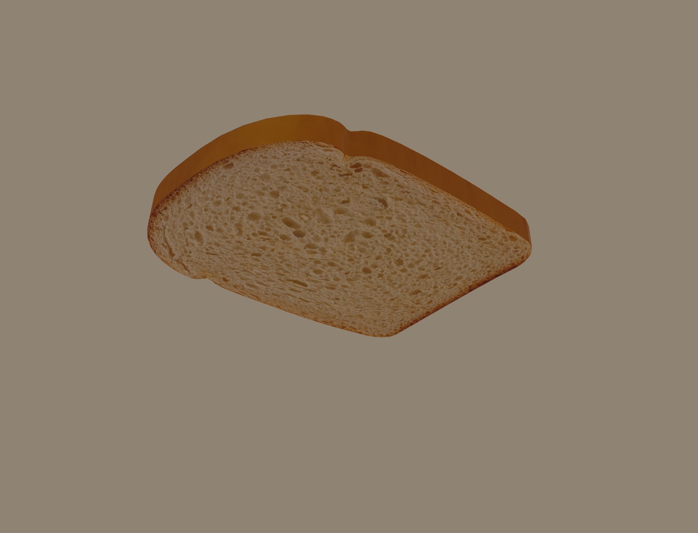 3D Bread Slice Model - TurboSquid 1609450